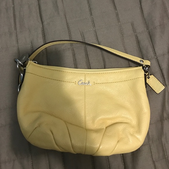 Coach | Bags | Coach Yellow Mini Bag | Poshmark