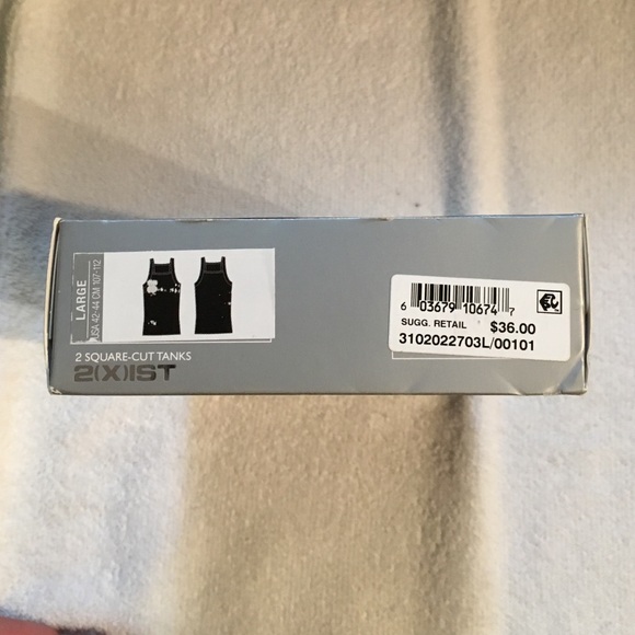 2xist | Shirts | Mens Essential Squarecut Tank 2pack | Poshmark