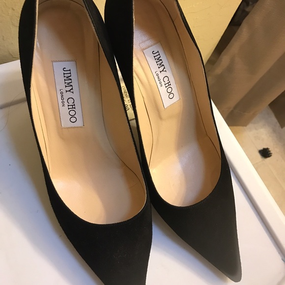 Jimmy Choo | Shoes | Jimmy Choo Black Heels Sz39 | Poshmark
