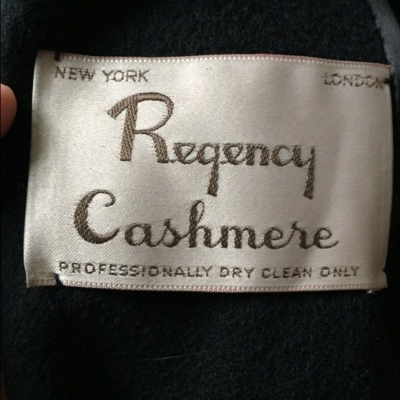 Regency | Jackets & Coats | Regency Cashmere Coat With Real Fur Collar ...