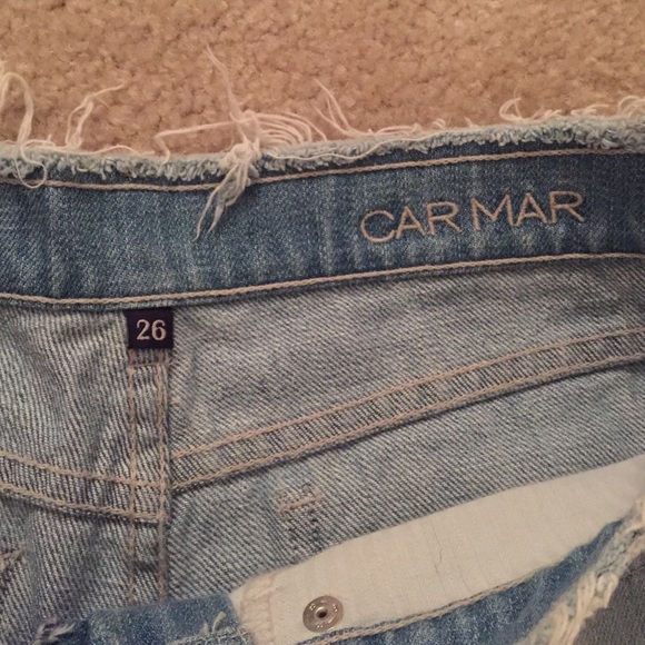 Car Mar | Shorts | Super Short Denim Cutoffs With Lace Detail | Poshmark