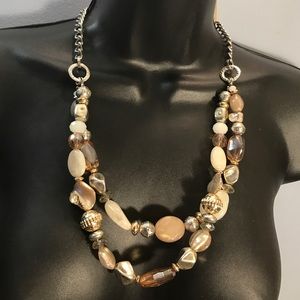 Ruby Rd. | Jewelry | Ruby Rd Double Strand Stone Necklace Bnwt | Poshmark