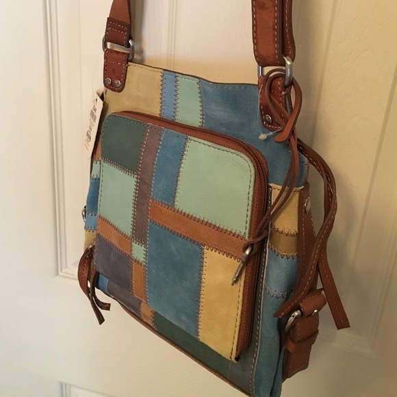 Fossil | Bags | Fossil Patchwork Cross Body | Poshmark