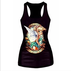 Tops | Tinker Bell From Peter Pan Wander Tank Top Nwts | Poshmark