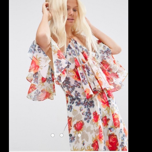 ASOS | Dresses | Asos Floral Maxi Dress | Poshmark