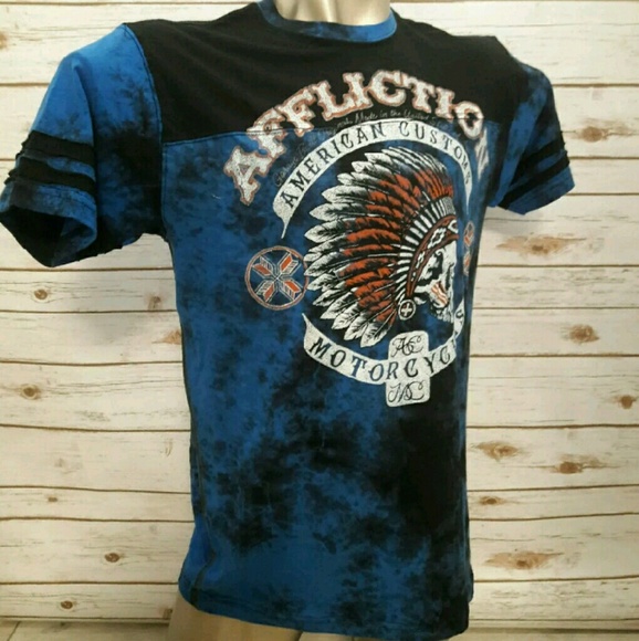 affliction | Shirts | Authentic Afflictionamerican Customsmens Shirt ...