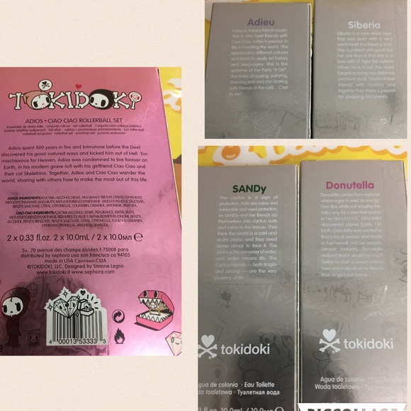 tokidoki | Makeup | Tokidoki Rollerball Perfume Set 6 | Poshmark