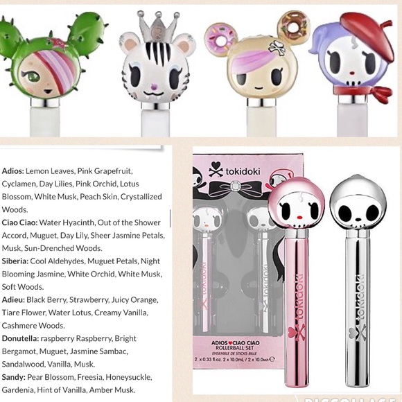 tokidoki | Makeup | Tokidoki Rollerball Perfume Set 6 | Poshmark