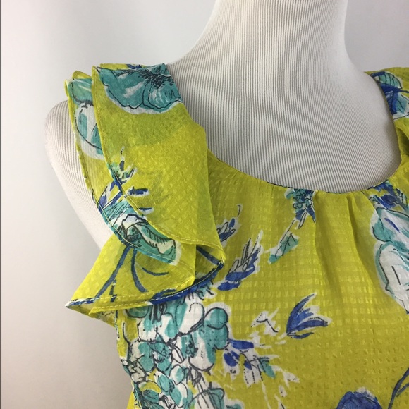 Zara | Tops | New W Tag Zara Multicolor Ruffle Top | Poshmark