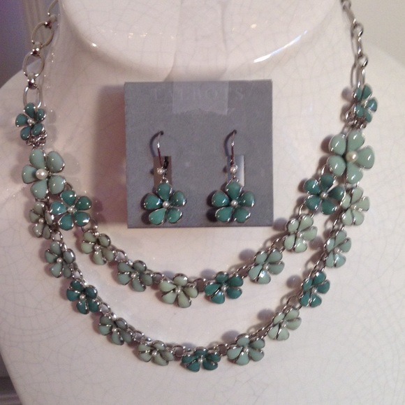 Talbots | Jewelry | New Talbots Necklace And Earring Set | Poshmark