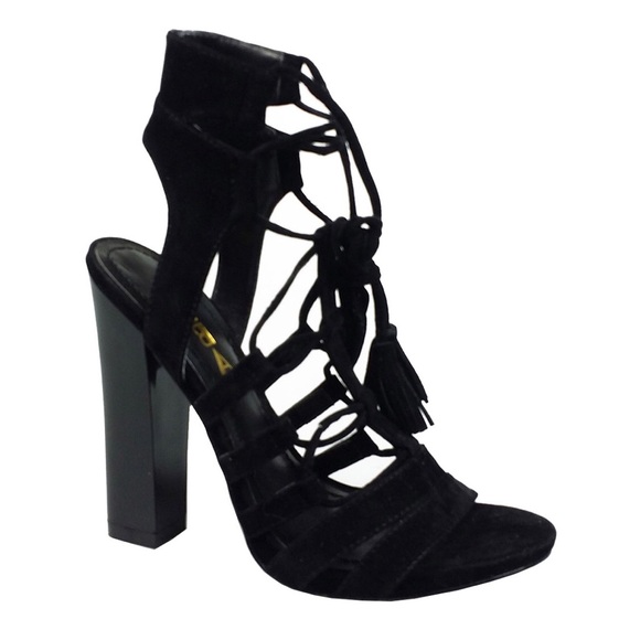 Shoes | Caged Block Heel | Poshmark