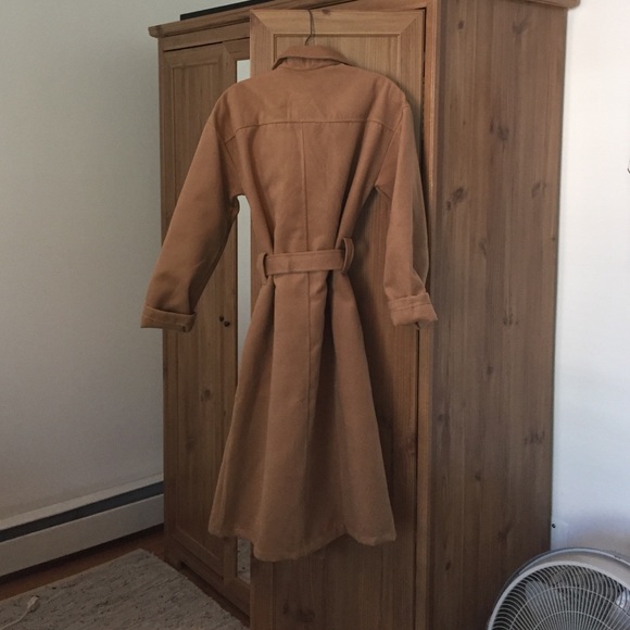 Boohoo | Jackets & Coats | Camel Wrap Coat | Poshmark