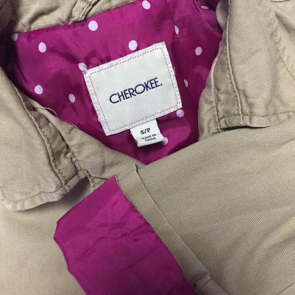 Cherokee | Jackets & Coats | Kids Girls Aline Jacket With Pink Lining ...