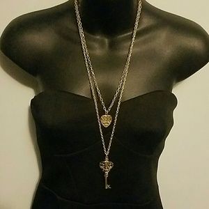 67% off Guess Jewelry - Guess Heart and Key Necklace from L's closet on ...