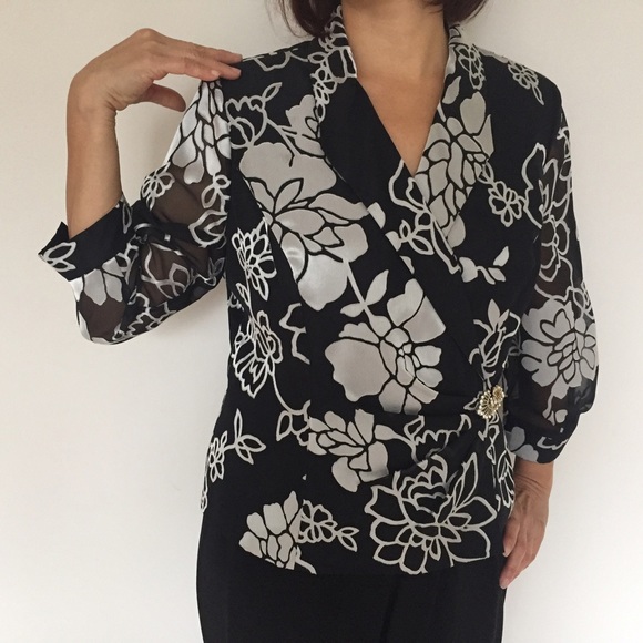 Alex Evenings | Tops | Alex Evenings Blouse | Poshmark
