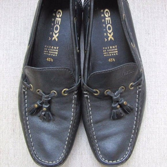 Geox | Shoes | Mens Geox Black Leather Driving Moccasin Loafers | Poshmark