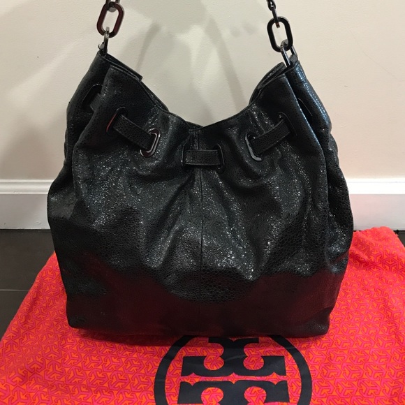 Tory Burch | Bags | Tory Burch Black Natalya Hobo Bag | Poshmark