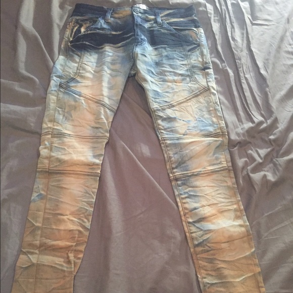 Pants | Golden Denim Acid Wash Pants | Poshmark