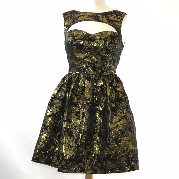 Rare London | Dresses | Rare London Giovane Brocade Dress | Poshmark