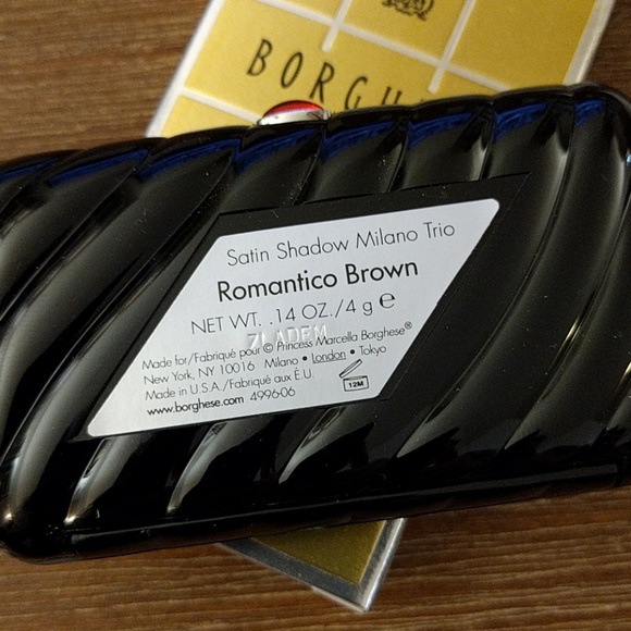 Borghese | Makeup | Borghese Eye Shadow Milano Trio Romantico Brown6 ...