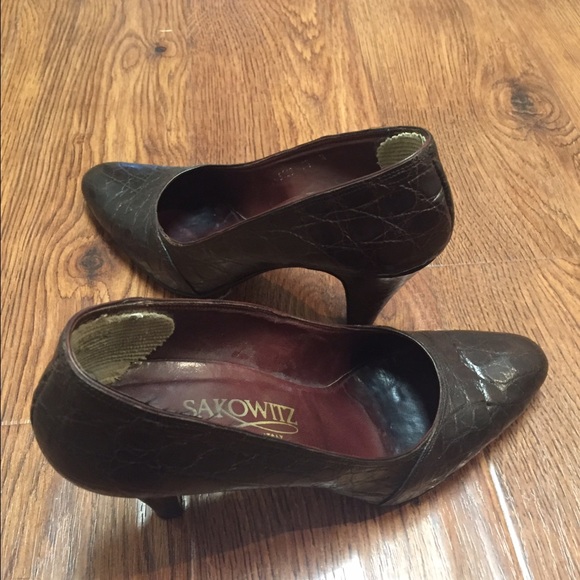 Pancaldi | Shoes | Vintage Crocodile Pumps By Pancaldi Circa 98 | Poshmark