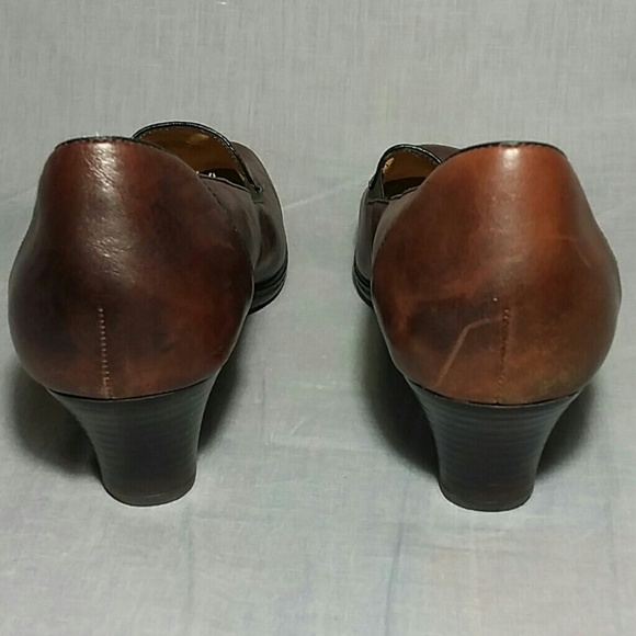 softspots | Shoes | Softspots Dress Shoes Brown 9 M Leather Heels 2 ...