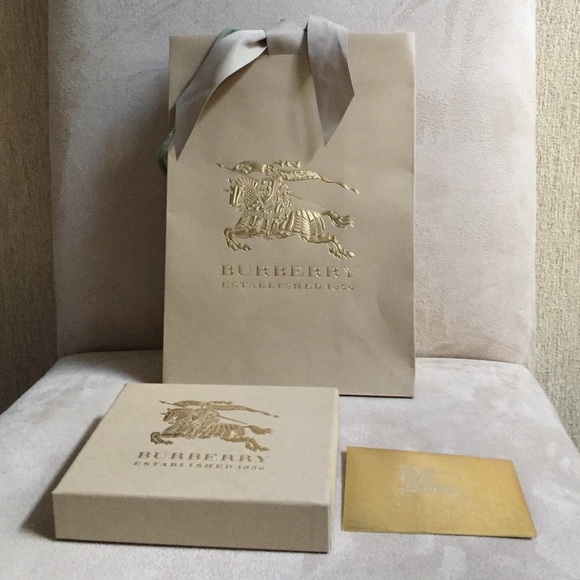 Burberry | Accessories | Gift Box And Shopping Bag Set | Poshmark