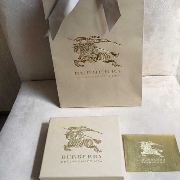 Burberry | Accessories | Gift Box And Shopping Bag Set | Poshmark