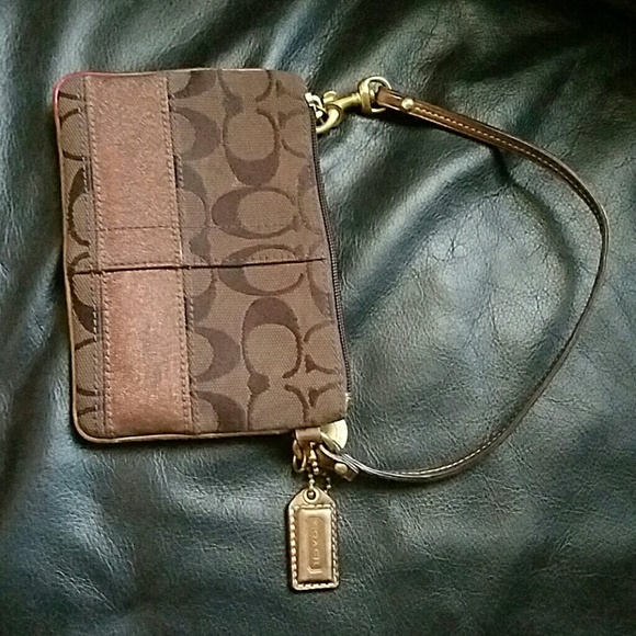 Coach | Bags | Authentic Coach Wrislet | Poshmark