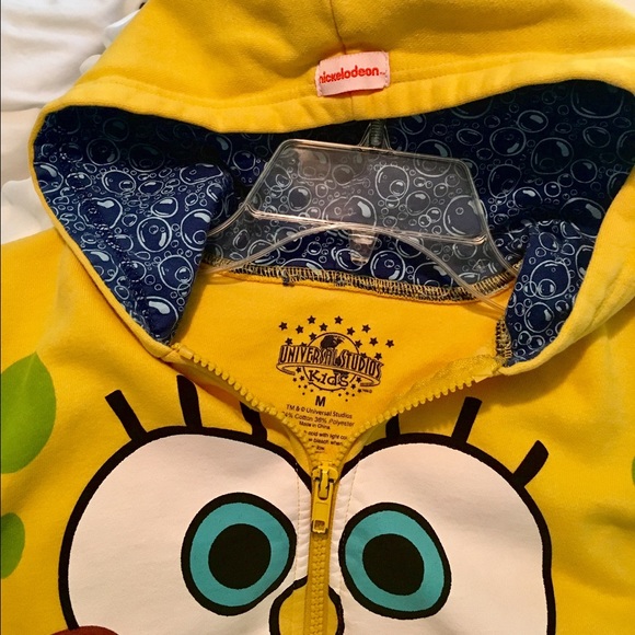 Nickelodeon | Jackets & Coats | Spongebob Squarepants Hoodie Jacket ...
