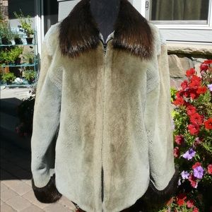 97% off Jackets & Blazers - Genuine sheared beaver fur coat. from ...