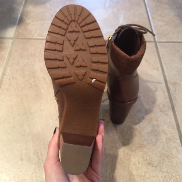 MICHAEL Michael Kors | Shoes | Mk Brown Leather Bootie | Poshmark