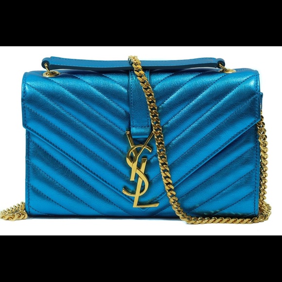 Yves Saint Laurent | Bags | Ysl Saint Laurent Sac Monogram Leather Bag ...