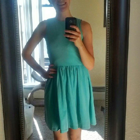 ASOS | Dresses | Sale Mint Asos Mini Dress With Open Back And Bow ...