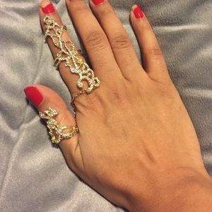Jewelry | Silver Thumb And Pointy Finger Ring | Poshmark