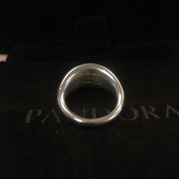 Pandora | Jewelry | Authentic Pandora Liquid Silver Flow Ring | Poshmark
