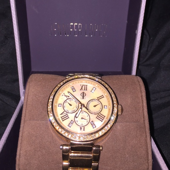 Jennifer Lopez | Other | Jennifer Lopez Watch In The Color Gold And ...