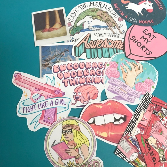 Accessories | 12 Piece Handmade Variety Sticker Pack | Poshmark
