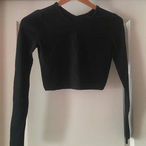 Kendall & Kylie | Sweaters | Kendall Kylie Black Cropped Sweater | Poshmark