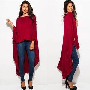 55% off Tops - 🆕 White High Low Split Tail Top from Meshelle's closet ...