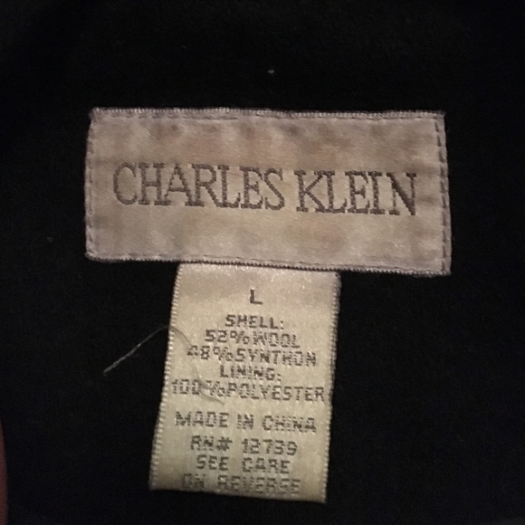 Charles Klein | Jackets & Coats | Charles Klein Winter Pea Coat With ...