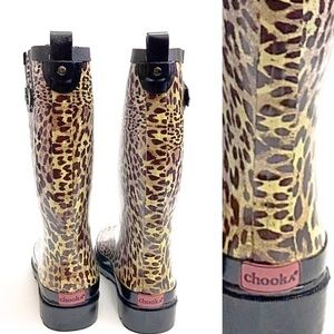 chooka | Shoes | Chooka Leopard Prowl Rain Boots New Inbox | Poshmark