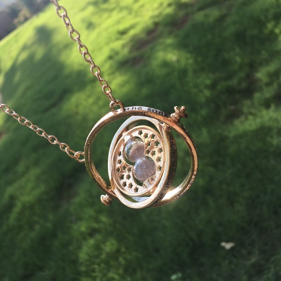 Urban Outfitters | Jewelry | Unique Gyroscope Hourglass Gold Necklace ...