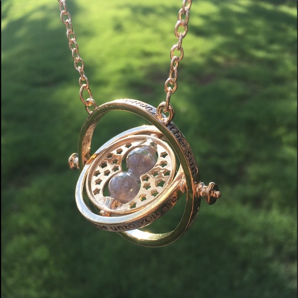 Urban Outfitters | Jewelry | Unique Gyroscope Hourglass Gold Necklace ...