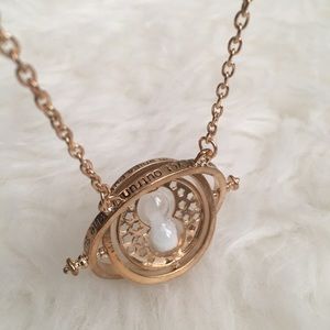 Urban Outfitters | Jewelry | Unique Gyroscope Hourglass Gold Necklace ...