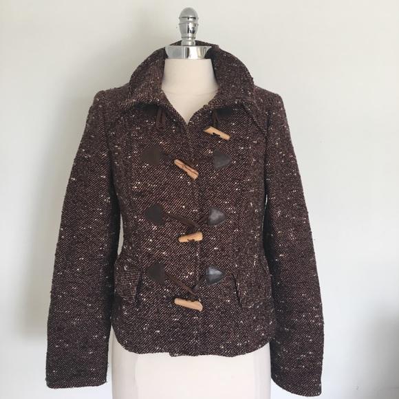 Zara | Jackets & Coats | Vintage Zara Tweed Toggle Button Jacket | Poshmark
