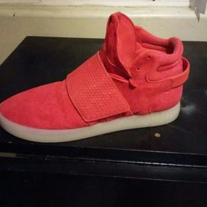 adidas | Shoes | Adidas Red Suede Shoes Like New | Poshmark
