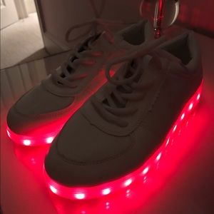 55% off Shoes - Shiny pink led light up kicks from Karma's closet on ...