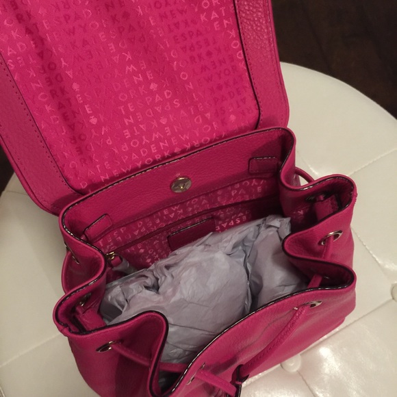 kate spade | Bags | Nwt Small Kate Spade Hot Pink Back Pack Bag New ...