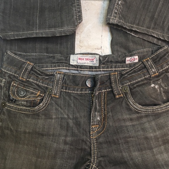 MEK | Jeans | Mek Denim Low Rise Size 29 X32 Brown Jeans | Poshmark